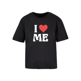 MISS TEE Damen T-Shirt "Miss Tee I Love Me Classic Tee", schwarz, Gr. M, bedruckt, 100% Baumwolle, Shirts