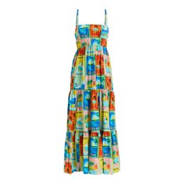 Roxy Damen Sommerkleid "Atlas Sunshine Coastline", bunt, Gr. XS, Obermaterial: 60% Baumwolle, 40% Viskose., Kleider
