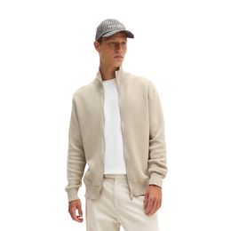 Marc O'Polo MARC O'POLO Herren Cardigan "aus zertifizierter Bio-Baumwolle"grau silk, Gr. M, unifarben, Obermaterial: 100% Baumwolle, Strickjacken