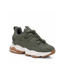 Plein Sport Herren Sneaker "Laufschuh", Gr. 4305, gr&uuml;n, Schuhe