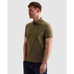 PME-Legend PME LEGEND Herren Poloshirt "Short sleeve polo jersey jacquard", gr&uuml;n, Gr. M, unifarben, Jersey, Obermaterial: 82% Baumwolle, 15% Polyester, 3%