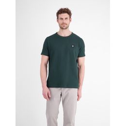 Lerros Herren T-Shirt "T-Shirt aus Baumwoll-Jersey mit Rundhalsausschnitt", gr&uuml;n, Gr. L, 100% Baumwolle, Shirts