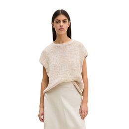 Marc O'Polo MARC O'POLO Damen Webrock "aus Bio-Baumwolle-Lyocell-Leinen-Mix", beige, Gr. 38, unifarben, Obermaterial: 54% Baumwolle, 23% Lyocell, 23% Leinen,