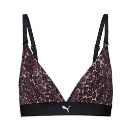 Puma Damen Tr&auml;gertop "Puma WOMEN ANIMAL MESH TRIANGLE TOP"schwarz combo, Gr. S, Obermaterial: 90% Polyamid, 10% Elasthan, Tops