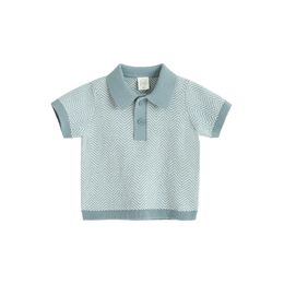 Cool Club Pullover Jungen Gr&ouml;&szlig;e 74 cyanblau / wei&szlig;