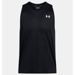 Under Armour Herren Tanktop "UA TECH TANK", schwarz, Gr. S, Obermaterial: 100% Polyester, Tops, &auml;rmelloses Tanktop, aus Polyester