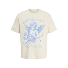 Jack & Jones Jack & Jones T-Shirt Herren Gr&ouml;&szlig;e XL hellblau / wei&szlig;