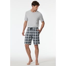 Schiesser Damen Pyjamahose "Mix + Relax", Gr. 52904, multicolor, Single Jersey, Obermaterial: 100% Baumwolle, Hosen, mit seitlichen Taschen,