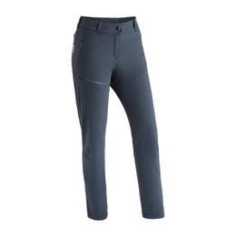 Maier Sports Damen Outdoorhose "Lulaka Wool", grau, Gr. 50, 85% Polyamid, 15% Elasthan, Hosen, Damen Winter Wanderhose, Funktionshose mit