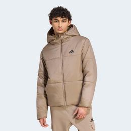 Herren Outdoorjacke "ESSENTIALS HIGHLOFT PUFFER, ISOLIERT"khaki six, Gr. L, adidas Sportswear, Obermaterial: 100% Polyester, Jacken