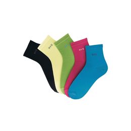 H.I.S. H.I.S Damen Kurzsocken "Damen halbhohe Socken, Kn&ouml;chelsocken sportliche Freizeitsocken", Gr. 39, bunt, Baumwolle, Elasthan, Polyamid, uni, Socken,