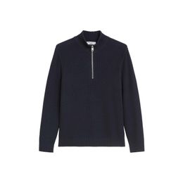 Marc O'Polo Herren Sweater "Strickpullover Knit Pullover Longsleeve 1er Pack", blau, Gr. L, MARC O'POLO DENIM, Obermaterial: 100% Baumwolle CO., Sweatshirts