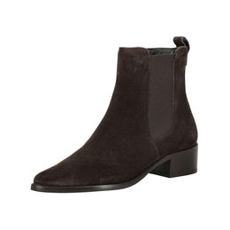Paul Green Damen Stiefelette "Paul Green Stiefelette Veloursleder", Gr. 38, braun, Veloursleder, Schuhe