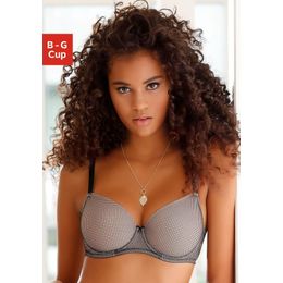 Lascana Schalen-BH, Schwarz, Gr. 80E, Damen, BHs, Material: Polyamid, Elasthan