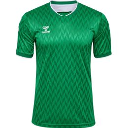 Hummel Performance Shirt 'Match Legend' female size XXXL Green / Dark green / White