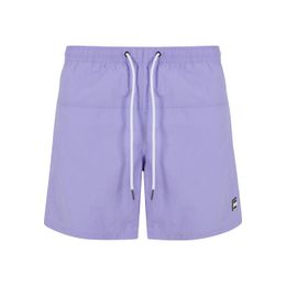 Urban Classics Herren Badeshorts "Urban Classics Herren Block Swim Shorts", lila, Gr. XXL, 100% Polyamid, Badehosen