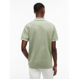 Tommy Jeans Herren Poloshirt "TJM REGULAR TIPPED"spring olive, Gr. 4XL, Jersey, Obermaterial: 100% Baumwolle, Shirts, Regular fit mit Polokragen