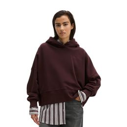 Marc O'Polo MARC O'POLO Damen Sweatshirt "mit recycelter Baumwolle", braun, Gr. XXL, unifarben, Obermaterial: 100% Baumwolle, Sweatshirts