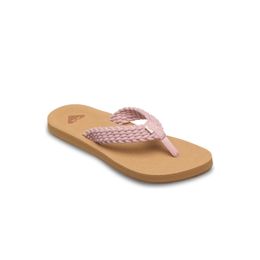 Roxy Damen Sandale "Porto", Gr. 7, beige, Obermaterial: 90% Baumwolle/10% Polyester, Futter: N/A, Laufsohle: 100% TPR.., Schuhe