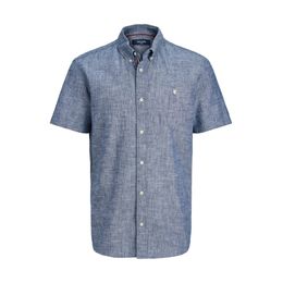 Jack & Jones JACK & JONES Button Up Shirt 'JPRBLUSUMMER' male size XXL mottled blue