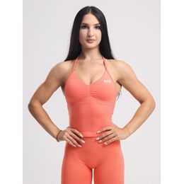 Neverover Sporttop 'Hue Halter Seamless Top' Damen Gr&ouml;&szlig;e M koralle