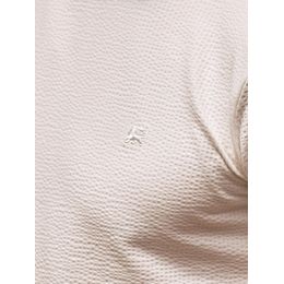 Lerros Herren T-Shirt "T-Shirt in softer Seersucker-Qualit&auml;t mit bequemem O-Neck"broken wei&szlig;, Gr. XXXL, 97% Baumwolle, 3% Elasthan, Shirts