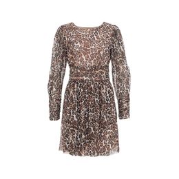 GUESS Kleid 'Enora' Damen Gr&ouml;&szlig;e 34 creme / braun Sommerkleid