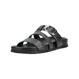 Paul Green Damen Pantolette "Paul Green Pantoletten Leder", Gr. 36, schwarz, Leder, Schuhe