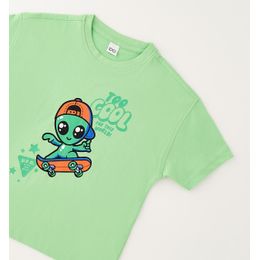 IDO Jungen T-Shirt "BABY BOY SUMMER T-SHIRT"gr&uuml;n, Gr. 110, 100% Baumwolle, Shirts