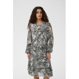 Inwear Kleid 'IWLyon' Damen Gr&ouml;&szlig;e 46 hellgrau / schwarz Sommerkleid