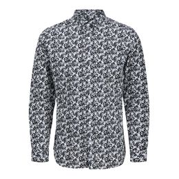 Jack & Jones JACK & JONES Button Up Shirt 'JPRBl A Black Pool' male size M Light blue / White