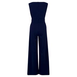 Vera Mont Damen Overall "Damen mit weitem Bein", blau, Gr. 36, Cr&ecirc;pe, Obermaterial: 95% Polyester, 5% Elasthan. Futter: 100% Polyester, Overalls,