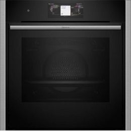 Neff Pyrolyse Backofen "B64CT73N0", B:59,6cm H:59,5cm T:54,8cm, grau, Back&ouml;fen, Versenkte Slide & Hide Ofent&uuml;r & starkem Pyrolyse-Duo