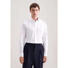 Seidensticker Herren Businesshemd "Schwarze Rose", wei&szlig;, Gr. M, unifarben, 100% Baumwolle, Hemden, Slim 1/1 Kentkragen Uni