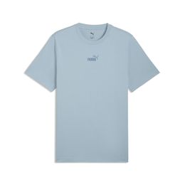 Puma Herren T-Shirt "Essentials Small No. 1 Logo T-Shirt Herren", blau, Gr. M, clean, Obermaterial: 100% Baumwolle. Rippe: 80% Baumwolle, 20%