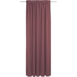 Vorhang Adam, B:142cm H:265cm, rot, Baumwolle (Bio-Baumwolle), Wohnzimmer, Gardinen, "Uni Collection, Made in Germany", Blickdichter aus 100%