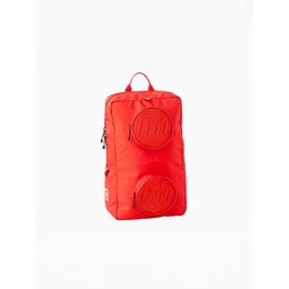 Lego Kinder Schultertasche "Lego Bag Brick", rot, Obermaterial: 100% Polyester - PES, Taschen