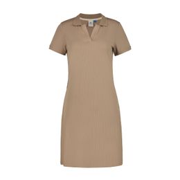Luhta Damen Sommerkleid "Luhta Kleid Innovuori", beige, Gr. XL, Stoff, 95% Polyester, 5% Elasthan, Kleider