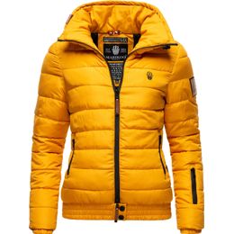 Marikoo Damen Steppjacke "Poison", gelb, Gr. XS, Oberstoff: 100% Polyester. Futter: 100% Polyester. Wattierung: 100% Polyester. &Auml;rmelfutter: 100%