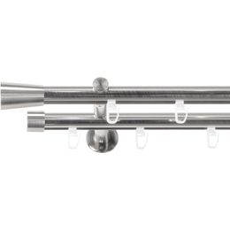Gardinenstange SN DECO GROUP, L:440cm &Oslash;:19mm, silber, Gardinenstangen