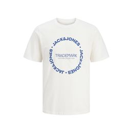 Jack & Jones Jack & Jones Junior T-Shirt 'JJBENSON' Jungen Gr&ouml;&szlig;e 152 dunkelblau / wei&szlig;