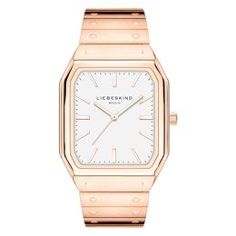Damen Quarzuhr "The Modern Staple"ros&eacute;goldfarben, Liebeskind Berlin, Armbanduhren, Armbanduhr, Damenuhr, Edelstahlarmband, analog