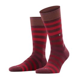 Burlington Damen Socken "Blackpool", Gr. 40, rot, Obermaterial: 80% Baumwolle CO. 18% Polyamid PA. 2% Elasthan EL., glatt, Socken