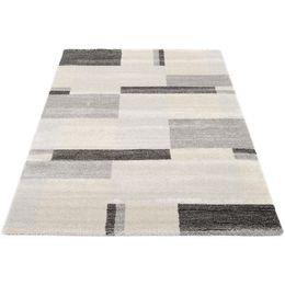 Teppich, B:80cm H:20mm L:150cm, grau, OCI DIE TEPPICHMARKE, Polypropylen (PP), Wohnzimmer, Teppiche, "CASTLE BEPPO, auch als L&auml;ufer erh&auml;ltlich",