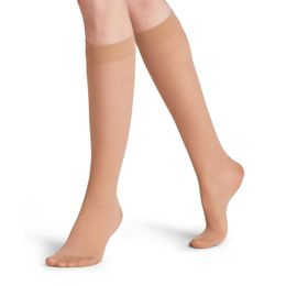 Falke Kinder Kniestr&uuml;mpfe "Energize", Gr. 39, beige, Obermaterial: 71% Polyamid PA. 29% Elasthan EL., matt, Socken