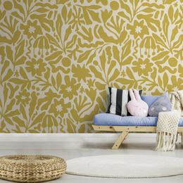 Fototapete "Grafik Joy", B/L: x 2,8m, Rollen: 1, gelb, SUPERFRESCO EASY, Wohnzimmer, Tapeten, Design Tapeten