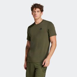 Herren T-Shirt "TR-ES FR T", schwarz, Gr. S, adidas Performance, Obermaterial: 70% Polyester, 30% Baumwolle, Shirts