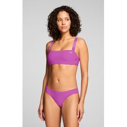 Puma Damen Bandeau-Bikini-Top "Puma SWIM WOMEN BANDEAU TOP", pink, Gr. M, Obermaterial: 80% Polyamid, 20% Elasthan, Bikini-Oberteile, breite,