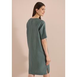 Cecil Damen Sommerkleidjust khaki, Gr. XXL, unifarben, Stoff, 55% Leinen, 45% Viskose, Kleider, knielang