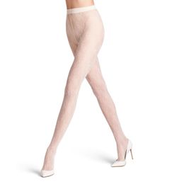 Falke Damen Feinstrumpfhose "New Boheme", Gr. S, wei&szlig;, Obermaterial: 94% Polyamid PA. 6% Elasthan EL., Strumpfhosen
